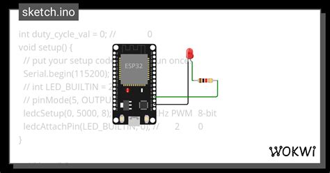 Ledpwmledcwrite Wokwi Esp32 Stm32 Arduino Simulator