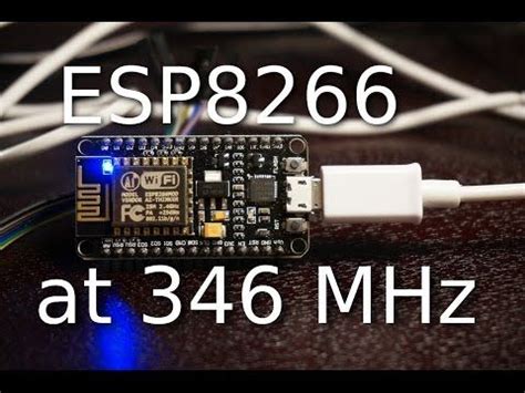 ESP8266s Without The Big SDK Nosdk8266 YouTube