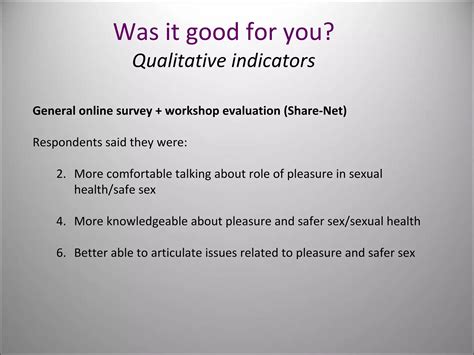 Putting The Sexy Into Safer Sex Building Bridges Between The Sex World And Public Health PPT