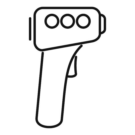 Premium Vector Body Thermometer Icon Outline Vector Digital