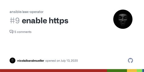 Enable Https Issue Ansible Awx Operator GitHub