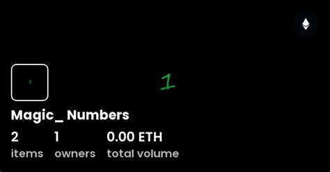 Magic Numbers Collection Opensea