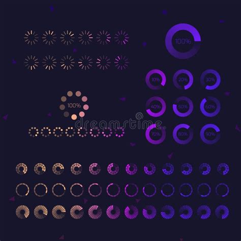 Interface Progress Stock Illustrations 44932 Interface Progress
