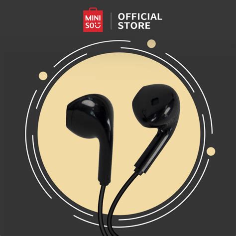 Jual Miniso Gaming Headset Earphone Kabel Earbuds In Ear Headphone Klasik Noise Cancelling Awet