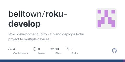 GitHub Belltown Roku Develop Roku Development Utility Zip And Deploy A Roku Project To