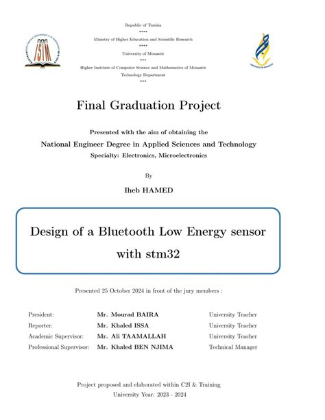 Iheb Hamed On Linkedin Graduation Engineering Embedded Systems Iot