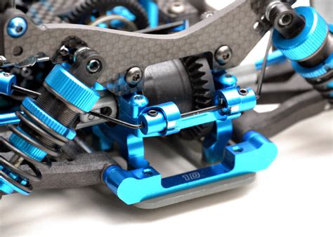 Exotek 1901 Tamiya TB05 EXO SIX 2 7075 Alu Getriebe Box Set Mit Stabi Halter RC KleinKram