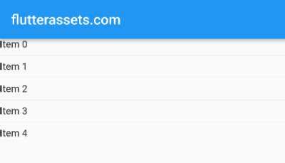 How To Make Scrollable Elements In Flutter