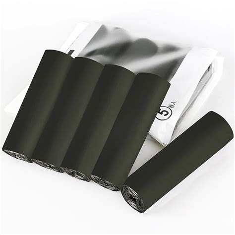 휴대용 캠핑 축제 화장실 쓰레기 봉투 5 롤 가정 깨끗한 퇴비화 생분해 성 임시 화장실 봉투 야외 도구