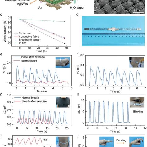 Breathable And Wearable Sensors For Physiological Monitoring And Motion Download Scientific