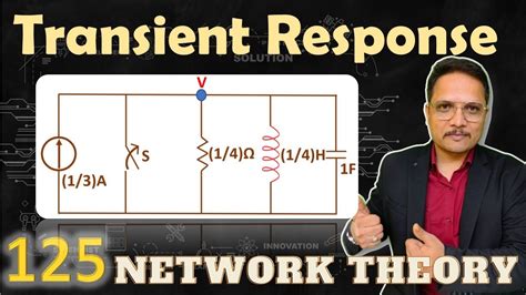 13 transient response solved example in network theory youtube