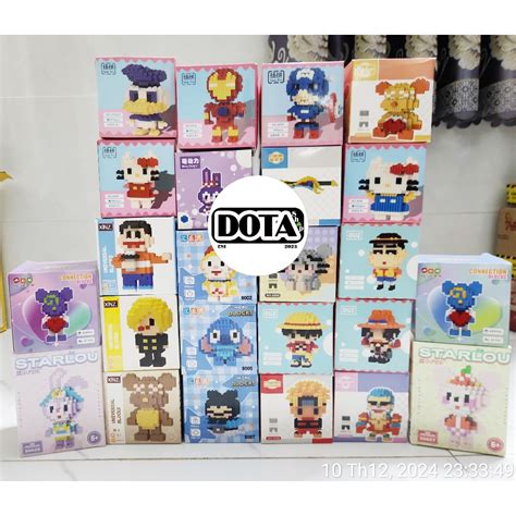 Combo Of 10 Mini 3d Assembly Model Sets 12cm High No Box Mix No Match