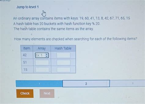Solved Jump To Level 1 An Ordinary Array Contains Items With