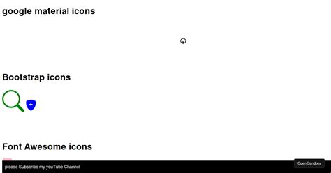 How To Add Css Icon In Website Codesandbox