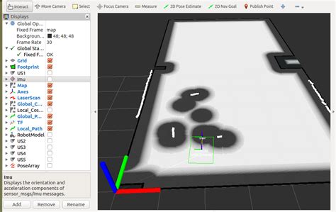 navigation unable to clear obstaces in the costmap robotics stack