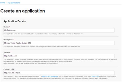 Creating Twitter Sts With Aspnet Mvc And Wif Codeproject