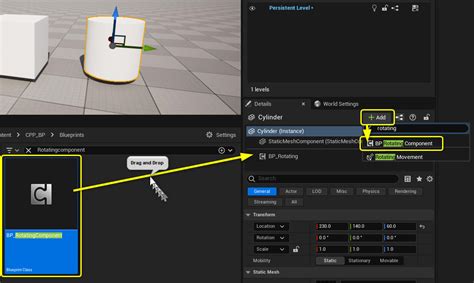 【bp】actorcomponent｜unreal Engine 5から始める C And Blueprint