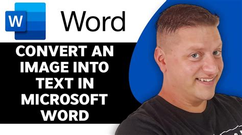 How To Convert An Image Into Text In Microsoft Word Microsoft Word