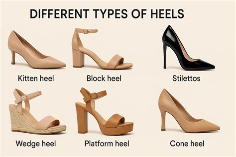 A Guide To Different Types Of Heels For Women