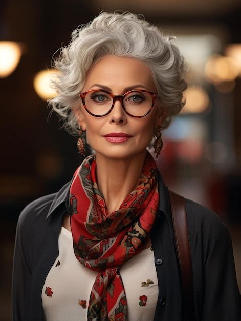 Premium Ai Image Beautiful Old Lady Incredible Old Age Seniorita