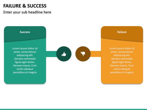 Failure And Success PowerPoint Template SketchBubble
