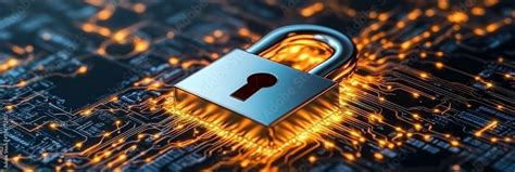 Digital Fortress Cybersecurity Concept Protecting Data Network