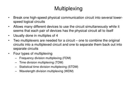ppt multiplexing powerpoint presentation free download id 3484728
