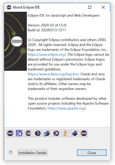 angularjs eclipse 安装程序 eclipse inst win64 exe 版本 2020 03 4 15 0 是否