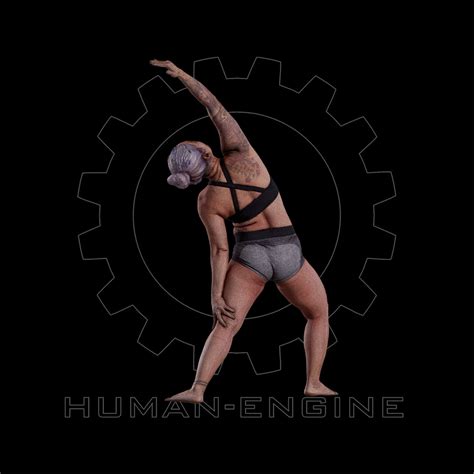 female scan violet 14 3d model by human engine