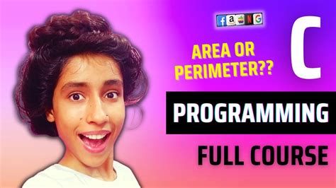 Area Or Perimeter Which Is Greater C Program To Find The Area And
