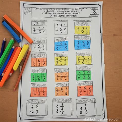 Multiplication Poster For School Stable Diffusion Online