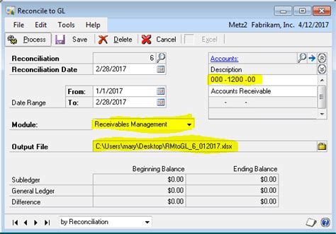 Using Reconcile To GL For Accounts Receivable Reconciliation Syvantis Technologies Inc