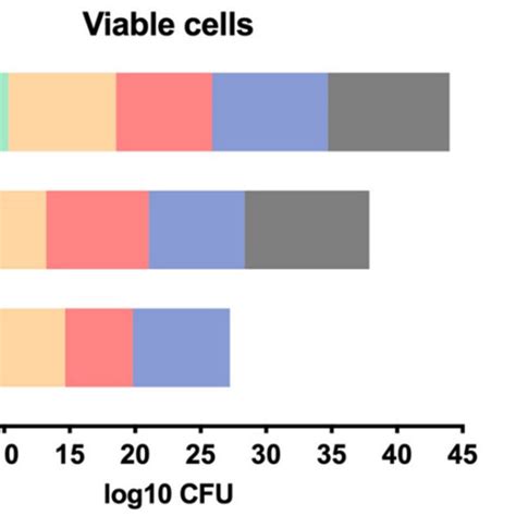 Viable Cell Counts Log10 Cfu Of Microcosm Biofilms From Patients 1 2 Download Scientific