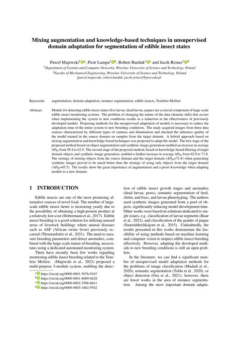 Pdf Mixing Augmentation And Knowledge Based Techniques In