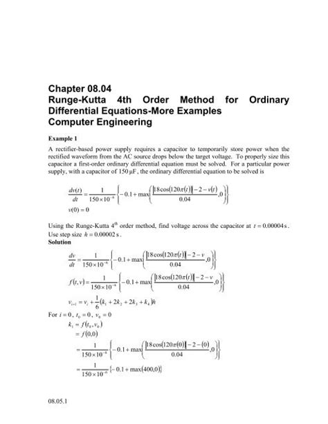 Computer Engineering Holistic Numerical Methods