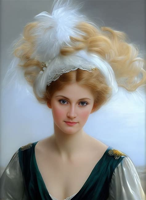 Девушка Портрет русской женщины В стиле художника Эугена фон Блааса Портрет Стиль Художник