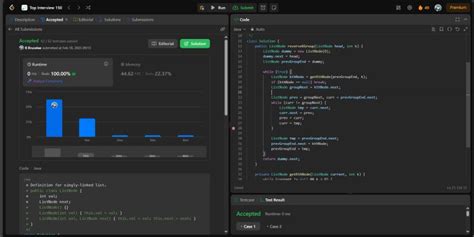 leetcode codingchallenge problemsolving interviewprep linkedlists