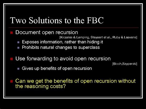 Selective Open Recursion Modular Reasoning About Components And