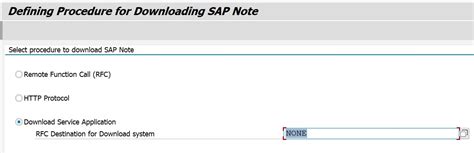 how to configure note assistant tool snote for di sap community