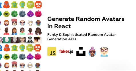 Generate Random Avatars In React Funky And Sophisticated Random Avatar