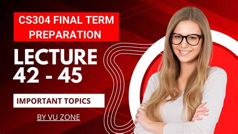 Cs304 Short Lecture 42 To 45 Final Term Preparation Cs304 Final