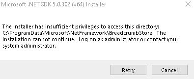 Problem When Trying To Use Dotnet Issue Dotnet Core Github
