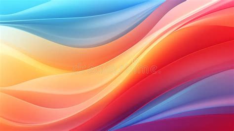Abstract Colorful Dynamic Flowing Fluid Wave Background For Graphic Design Element Generative