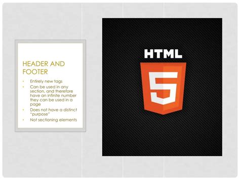 PPT Html Header And Footer PowerPoint Presentation Free Download ID