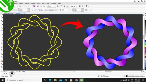 Corel Draw X Tutorials Simple Logo Design Ideas YouTube