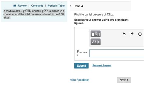 Solved Reviewi Constants Periodic Table Part A A Mixture Of