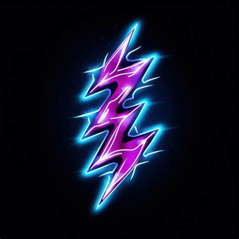 Thunder Light Neon Thunder Premium Photo Illustration Rawpixel