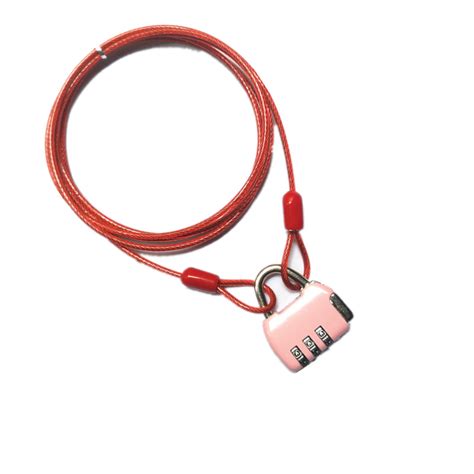 车衣头盔钢丝绳密码锁挂锁行李箱包婴儿车防风被罩防盗钢丝便携锁 虎窝淘