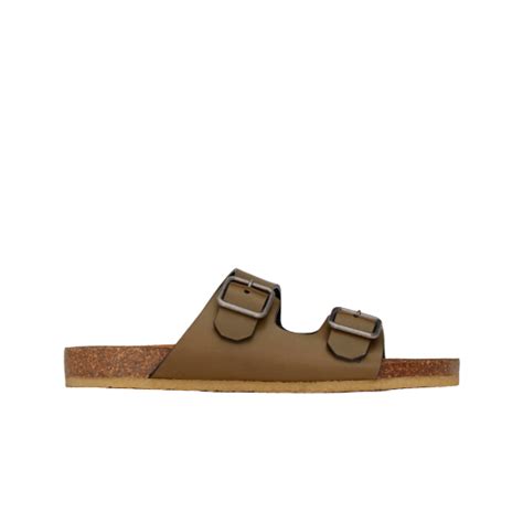 W 생로랑 페이턴트 레더 골드 모노그램 카산드라 플랫 샌들 블랙 Saint Laurent Kream