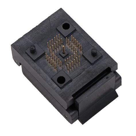 深圳谷易电子生产的qfn48pin芯片老化测试座socket 概述 性能 特点 规格 应用 生产厂家